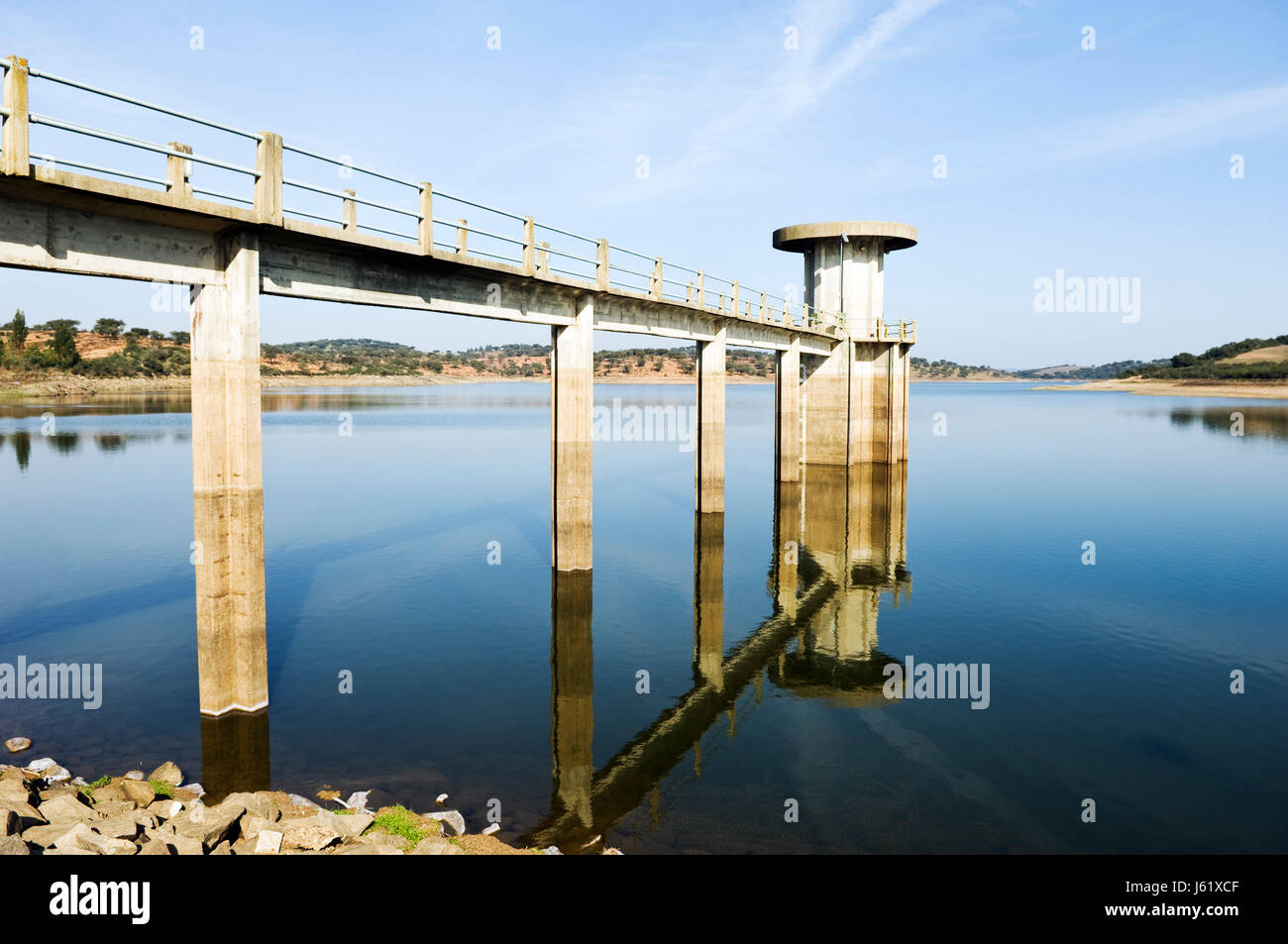 tower industry bridge dam embankment reservoir hydraulic water station ...