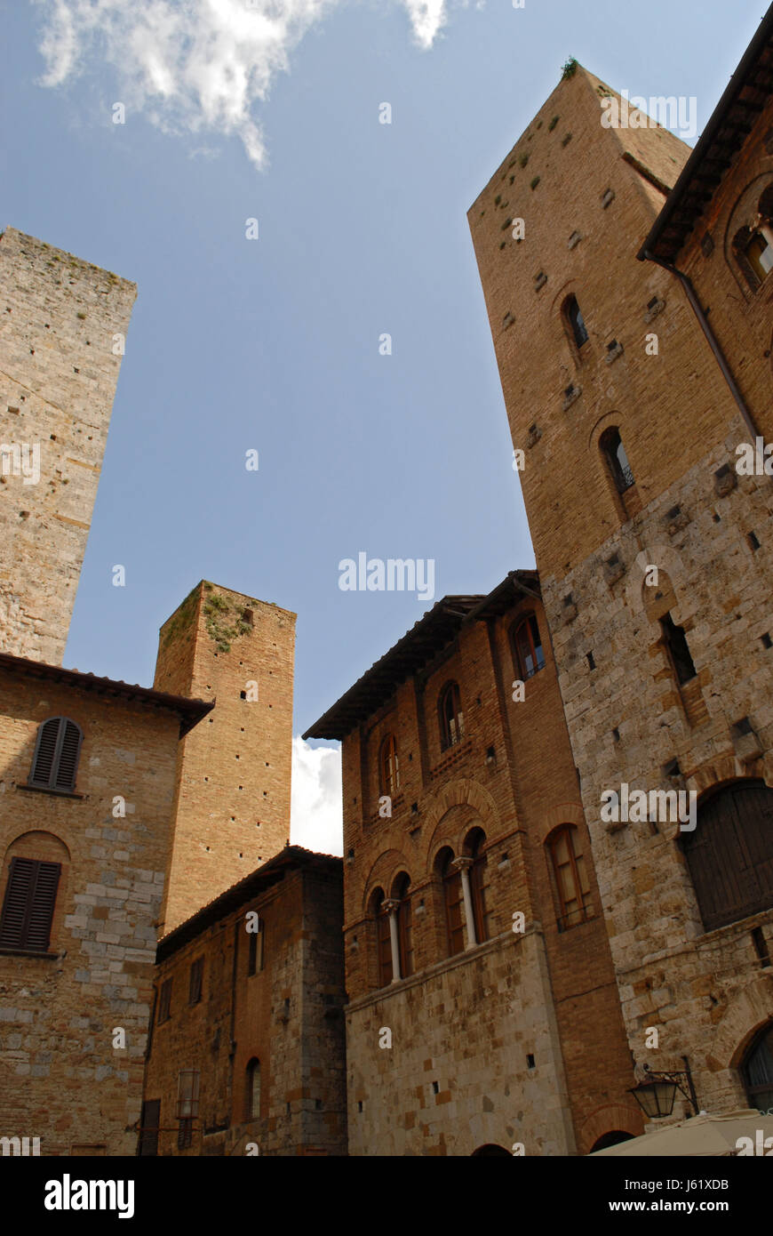 tower city town tuscany style of construction architecture ...