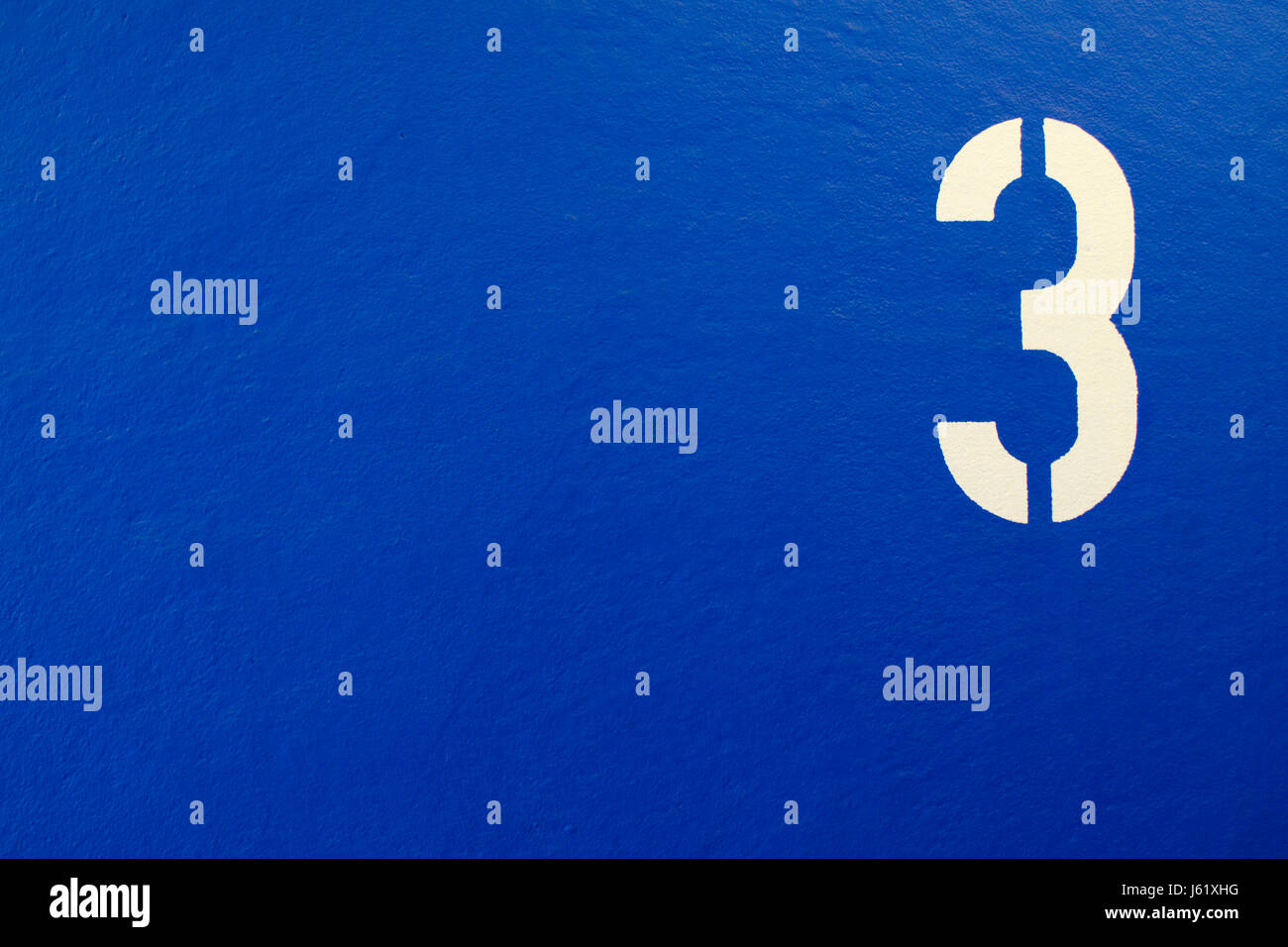blue colour three floor number intensely intensive wall blue colour ...