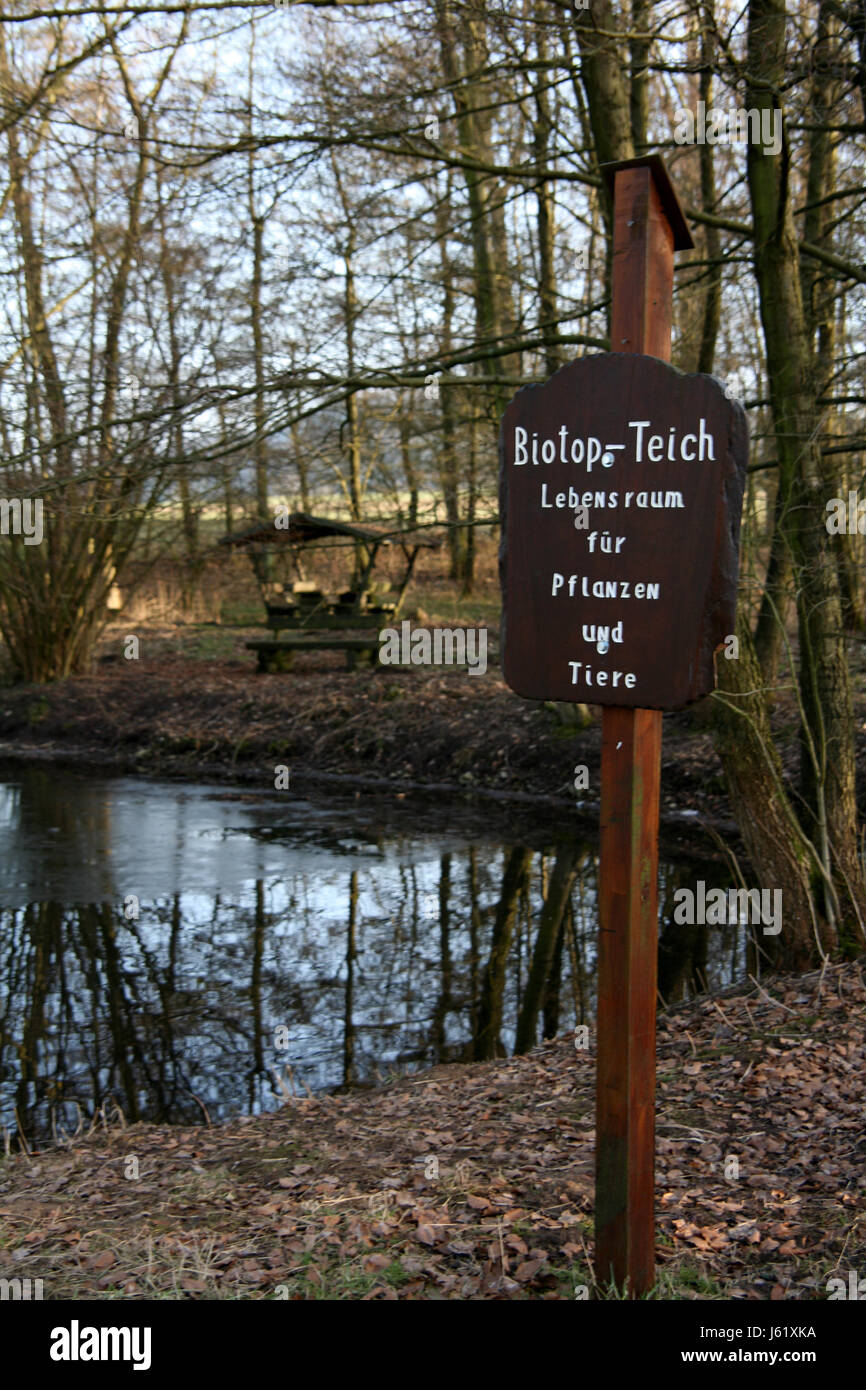 waters conservation of nature nature-sanctuary biotop fresh water pond ...