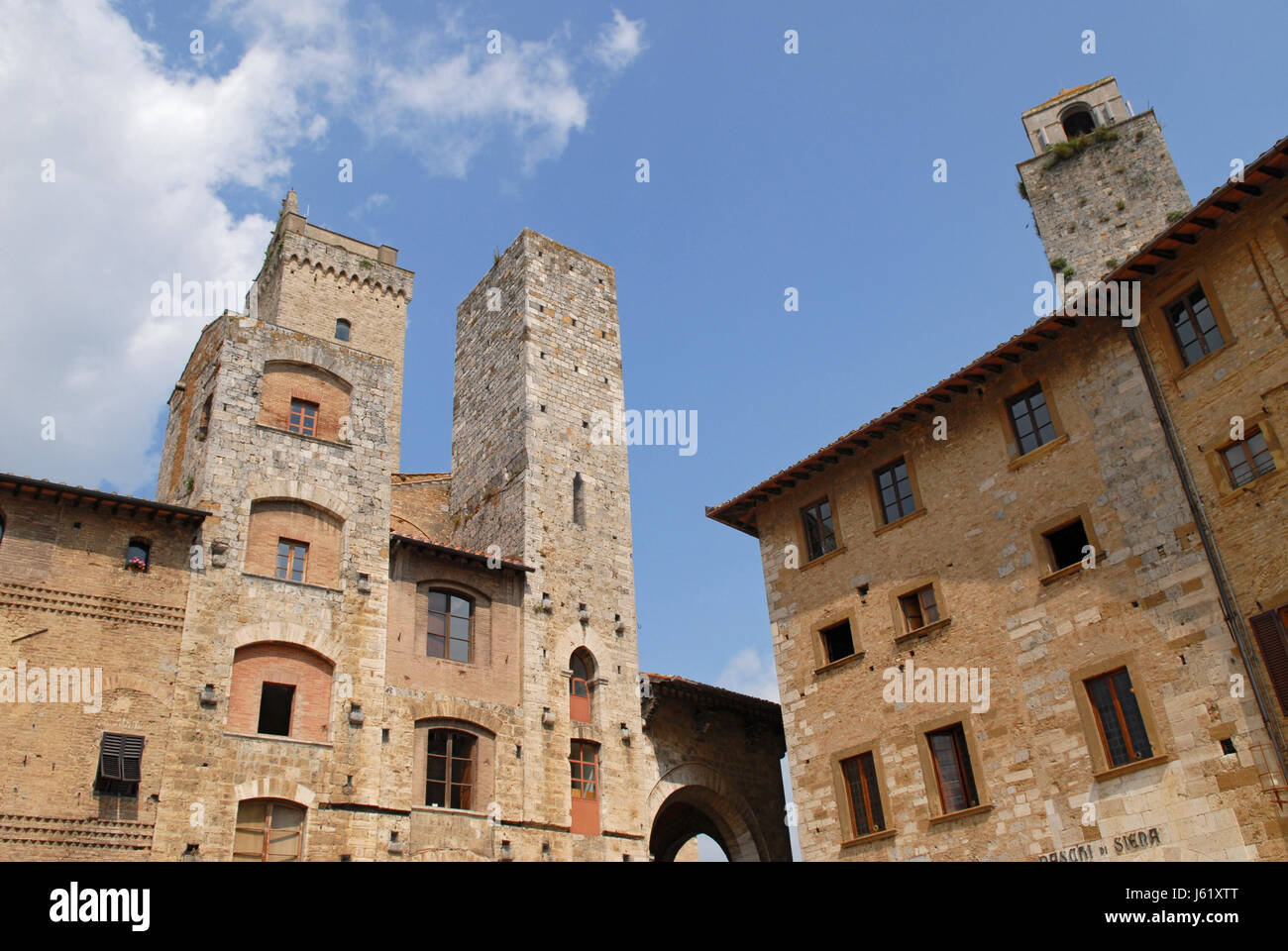 tower city town tuscany style of construction architecture ...