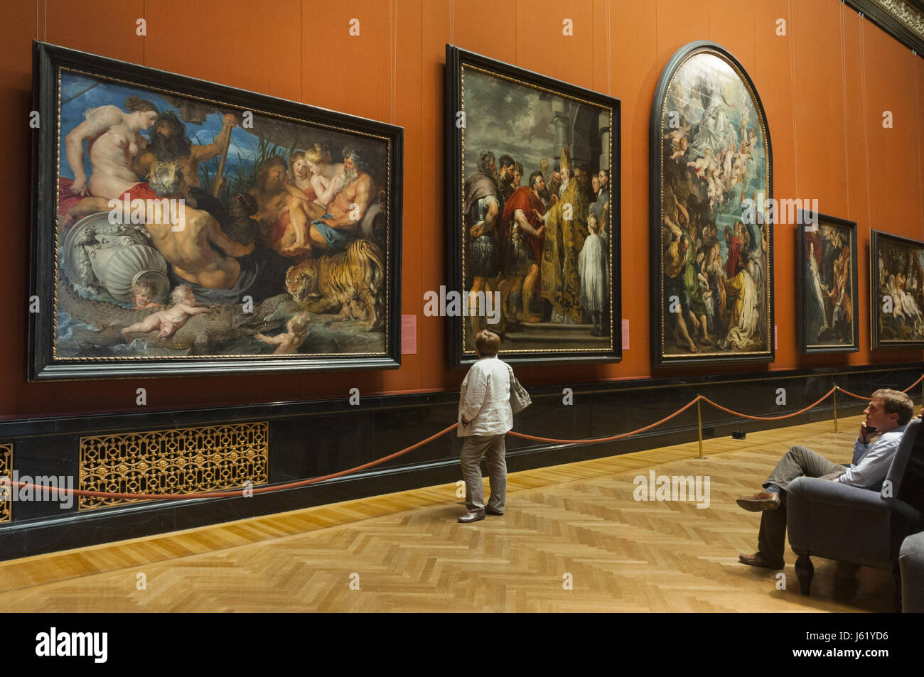 Austria, Vienna, Kunsthistorisches Fine Arts Museum, gallery with ...
