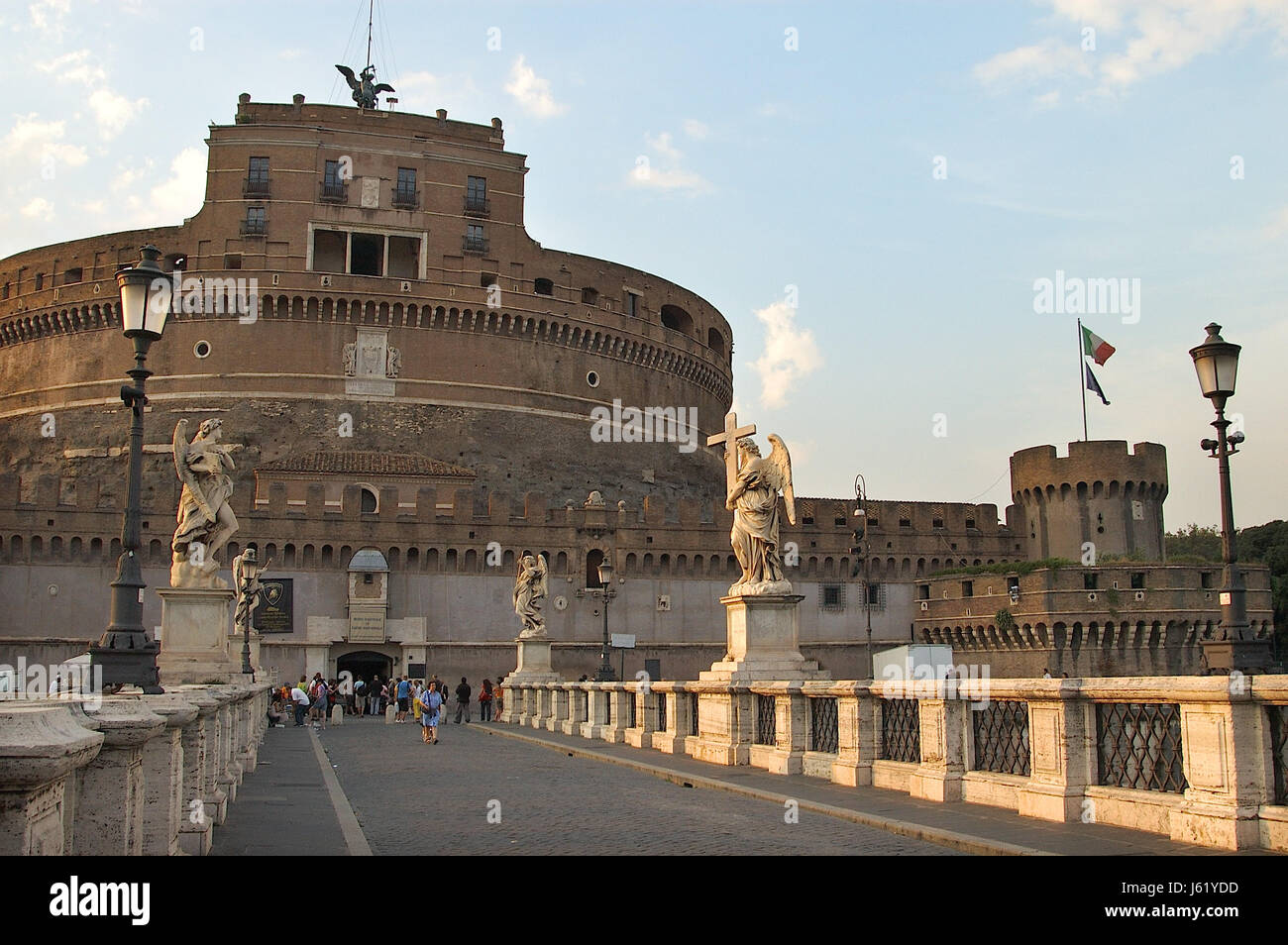 angel castle in rome Stock Photo - Alamy
