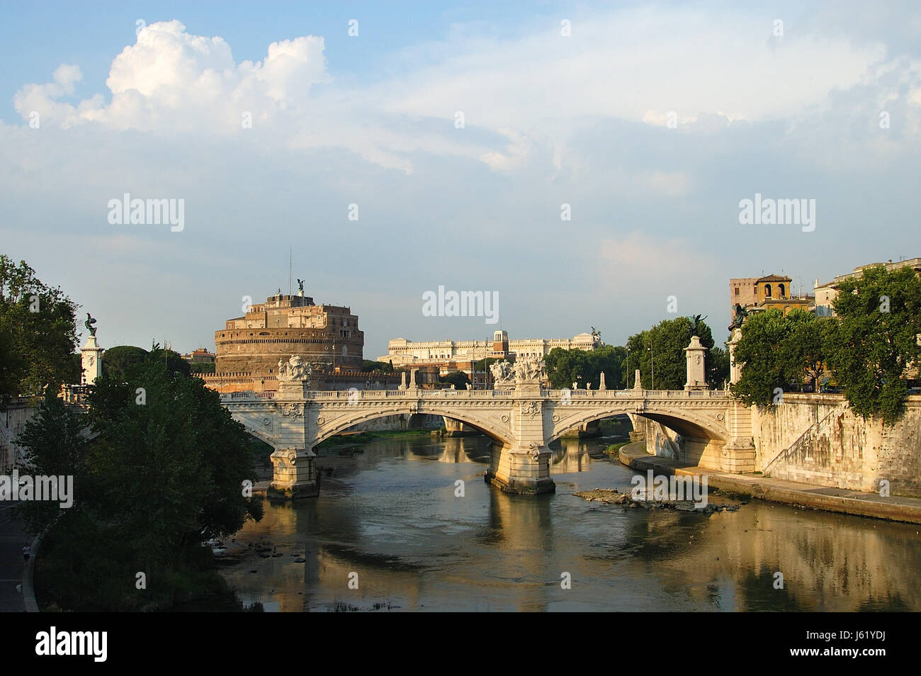 angel bridge in rome Stock Photo - Alamy