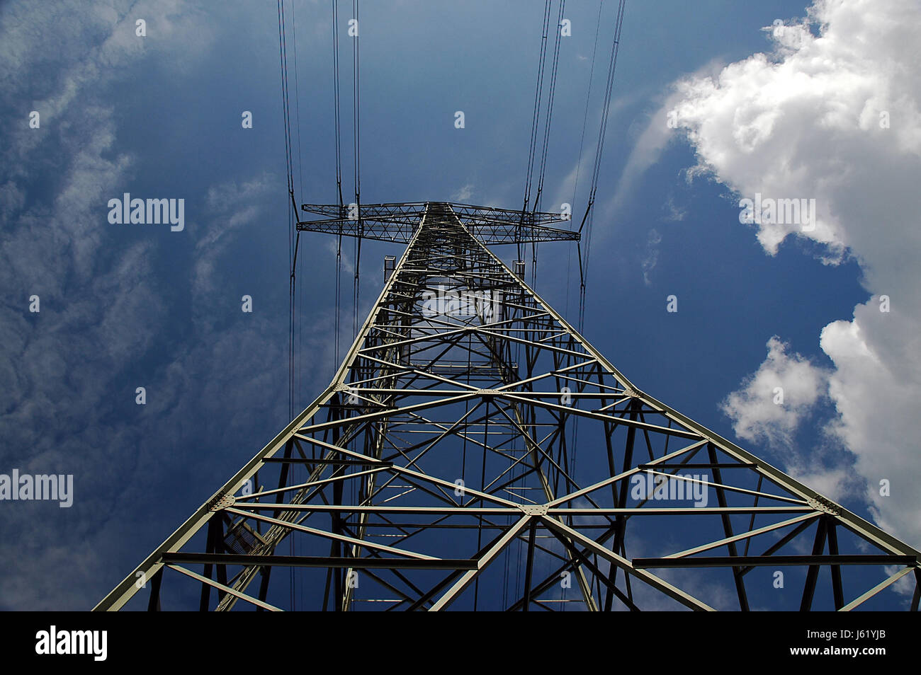 current mast high tension generator open wire transmission line power ...