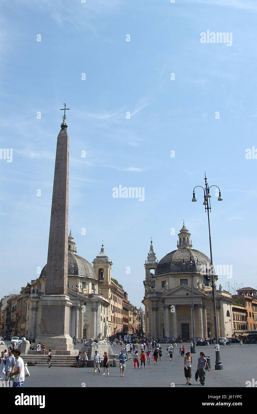 sightseeing Rome roma square obelisk building of historic importance ...