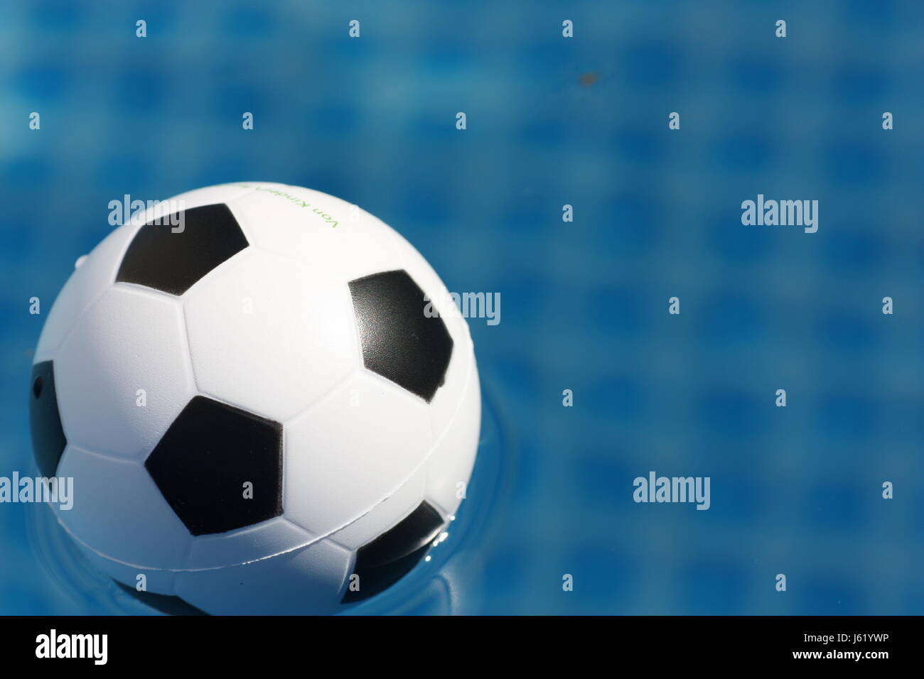 blue ball mirroring wave pool sport sports soccer football water blue ...