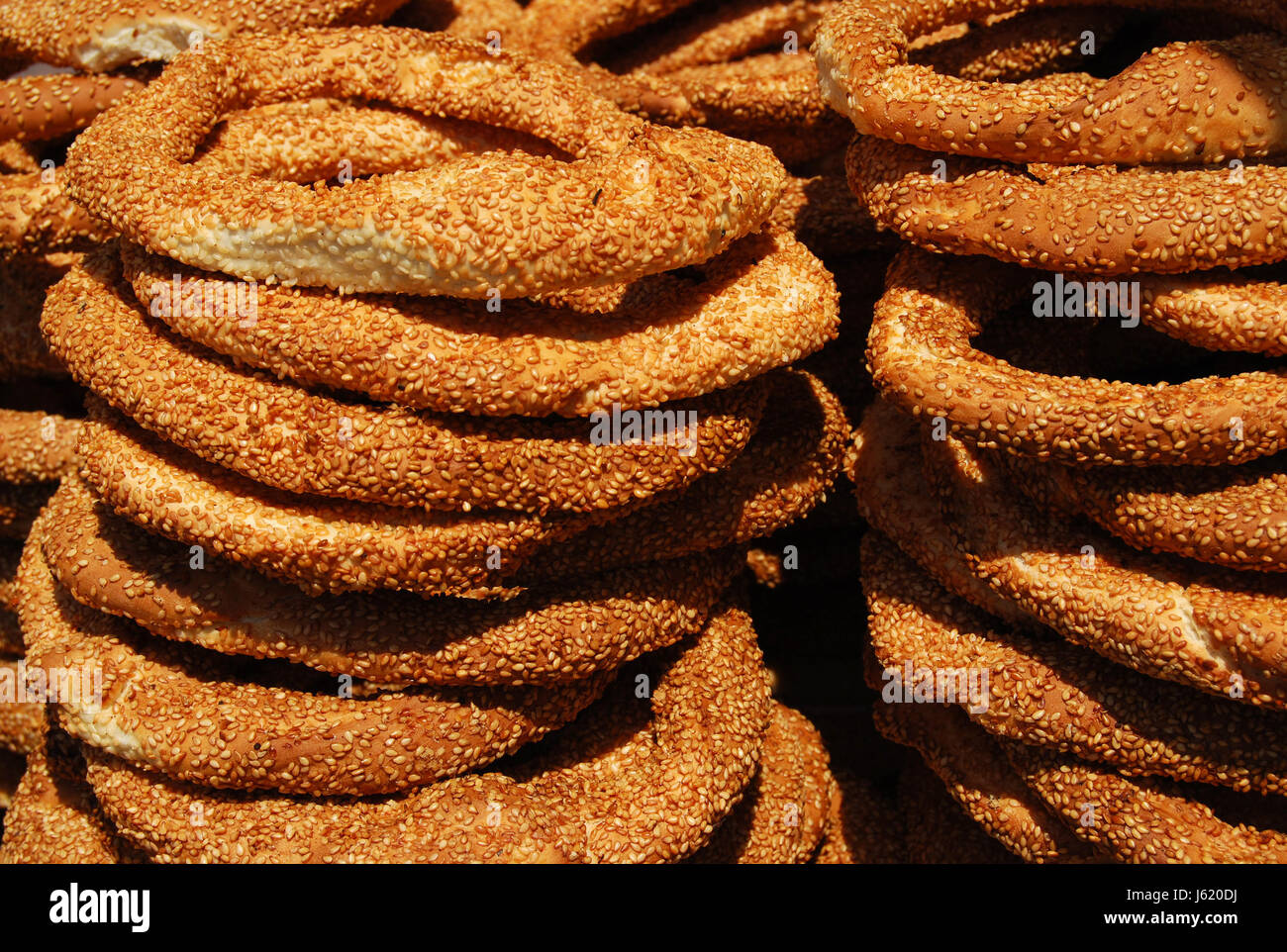 Stacked sesame rings hi-res stock photography and images - Alamy