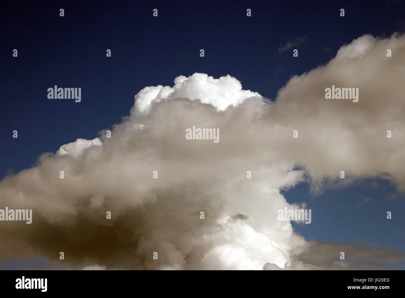 frowningly menacing dark blue mood contrasts clouded sky stratification ...