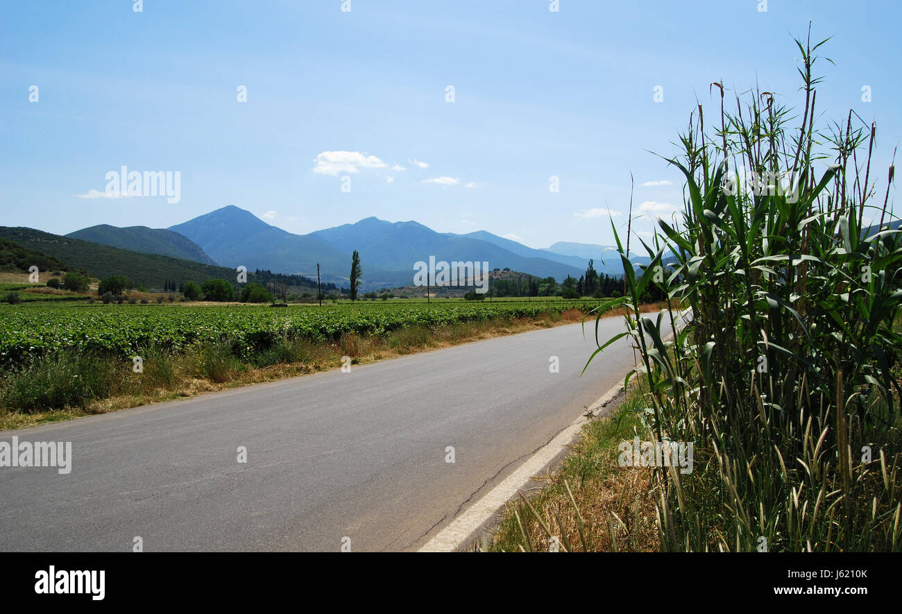 mountains greece mountain scenery countryside nature peloponnese blue ...