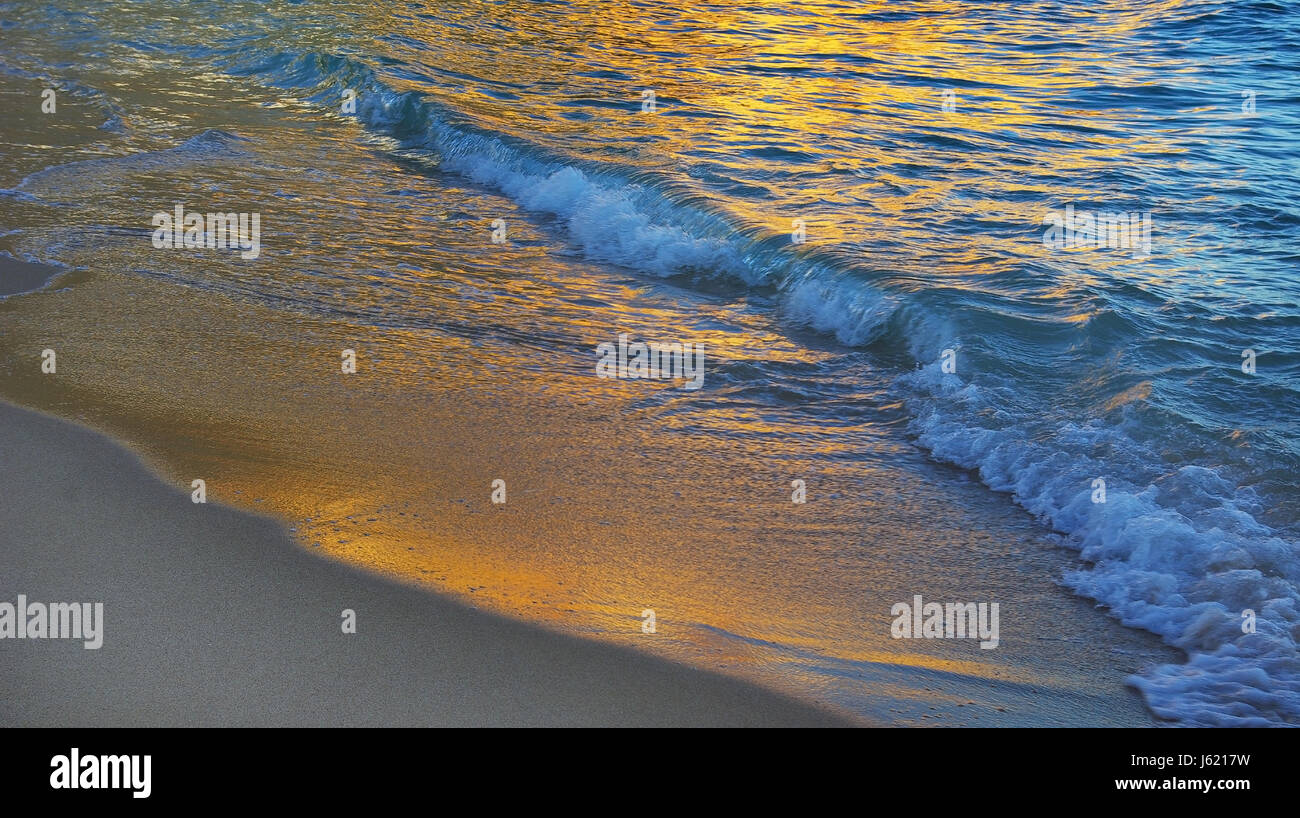 blue reflection foam calm salt water sea ocean water sands sand gold ...