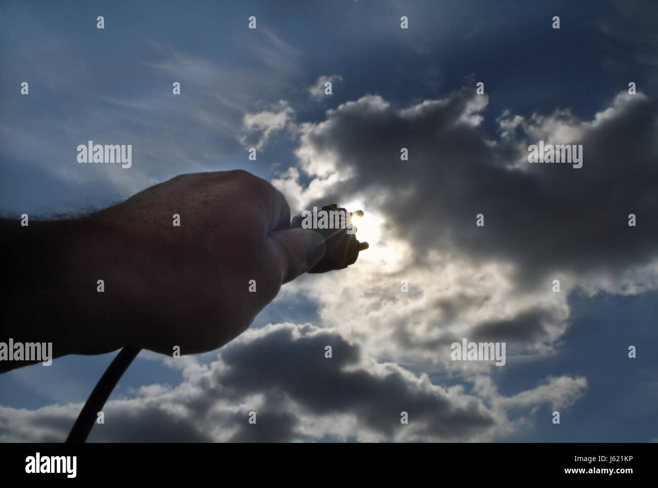 hand symbolic plug symbolism shine shines bright lucent light serene ...