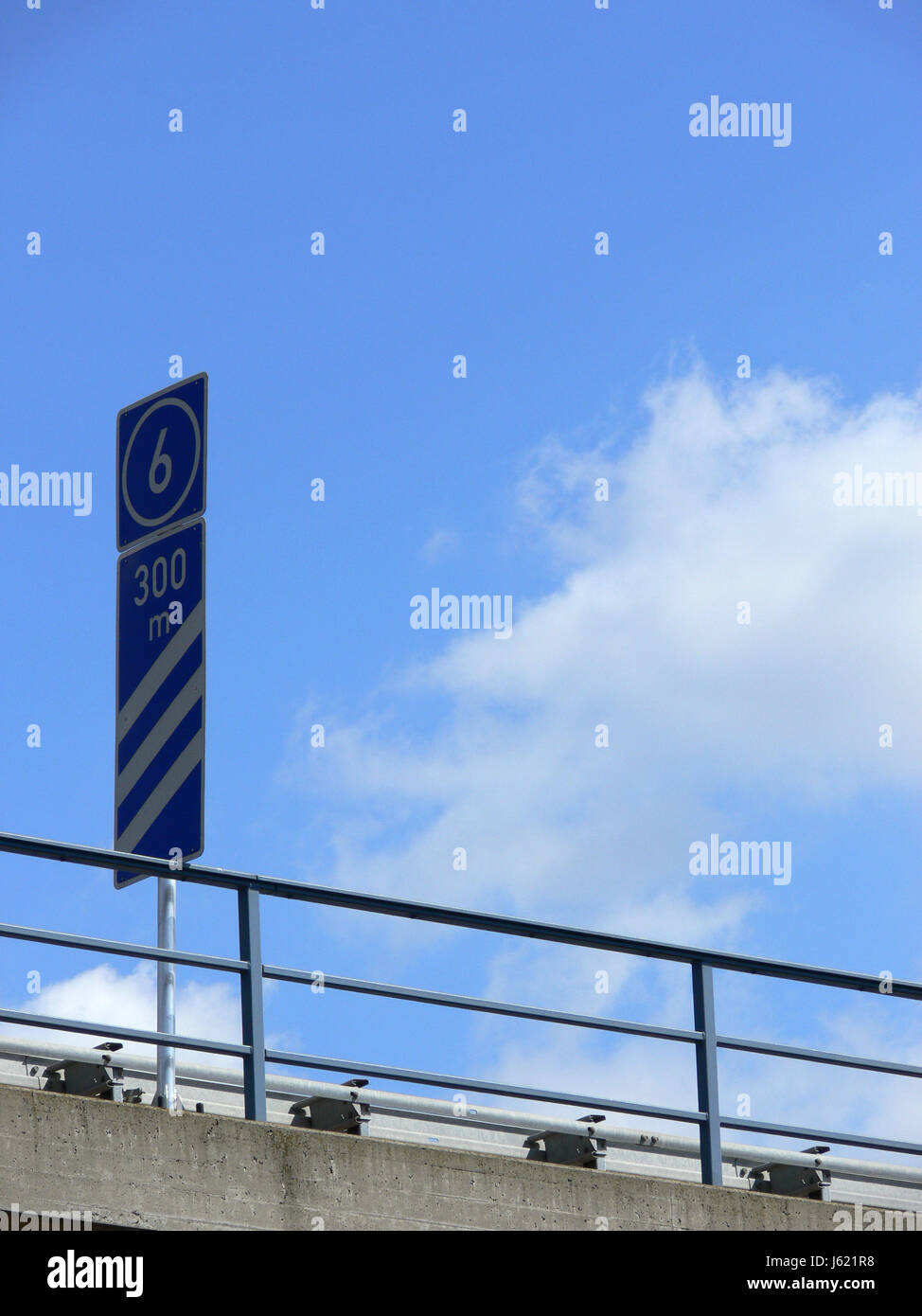 bridge motorway highway sign signal traffic sign gateway firmament sky ...