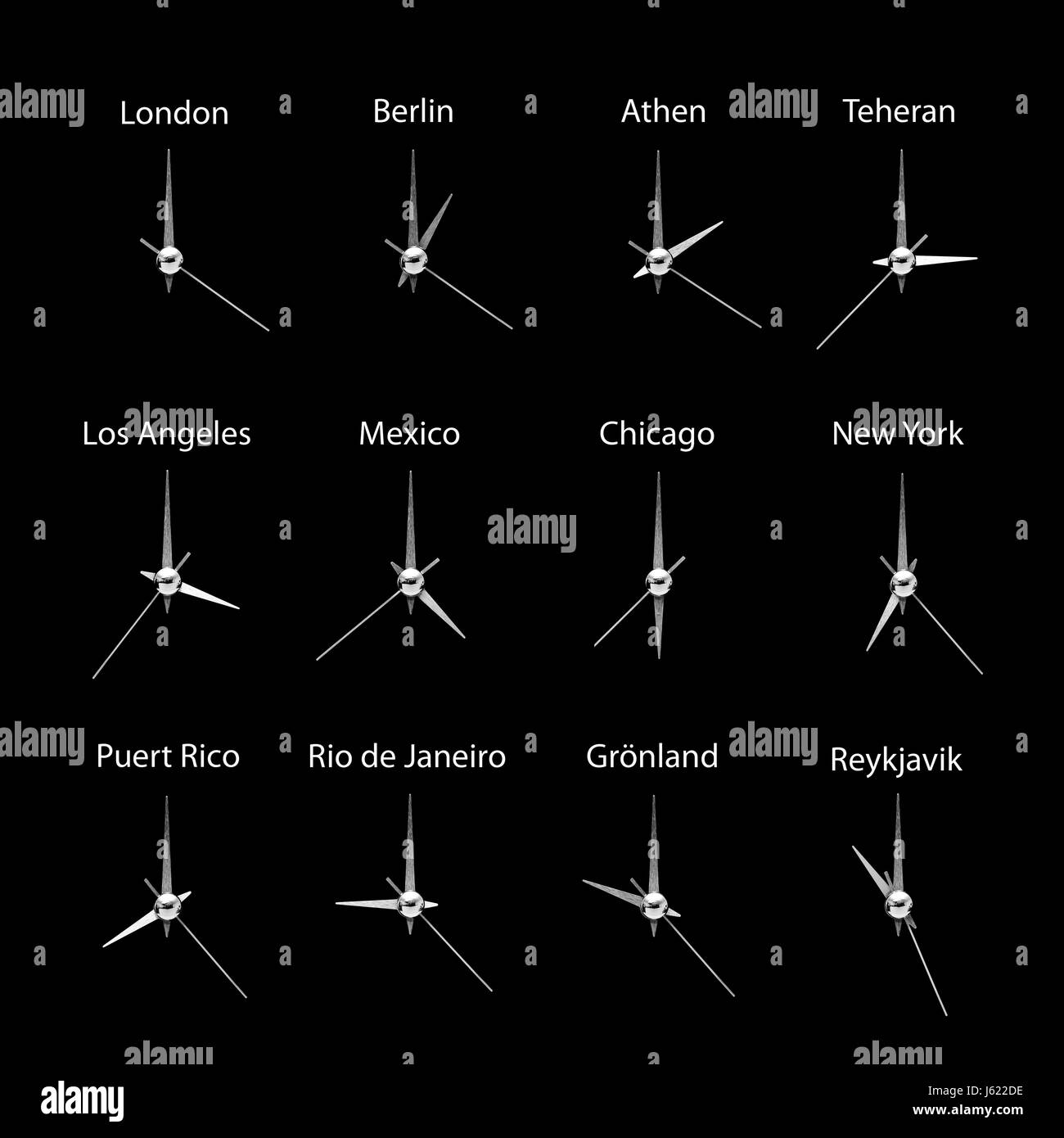 New york city clock Black and White Stock Photos & Images - Alamy