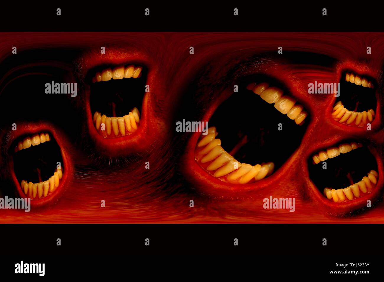 emotions mouth fantasy alienation fear colour colors colours cry ...