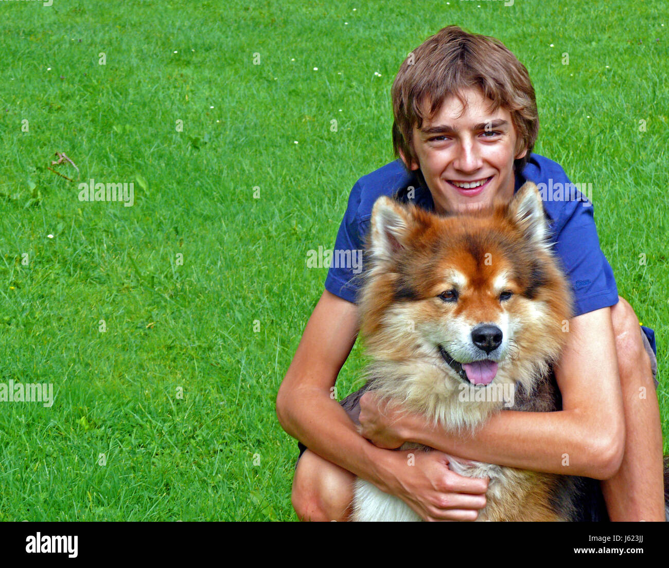 man with dog Stock Photo - Alamy