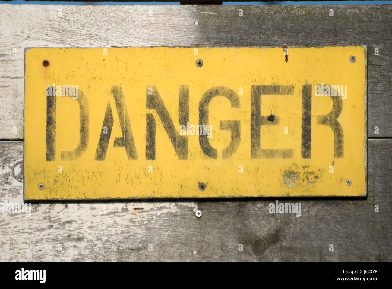 sign signal danger caution attention hint point out pointing yellow ...
