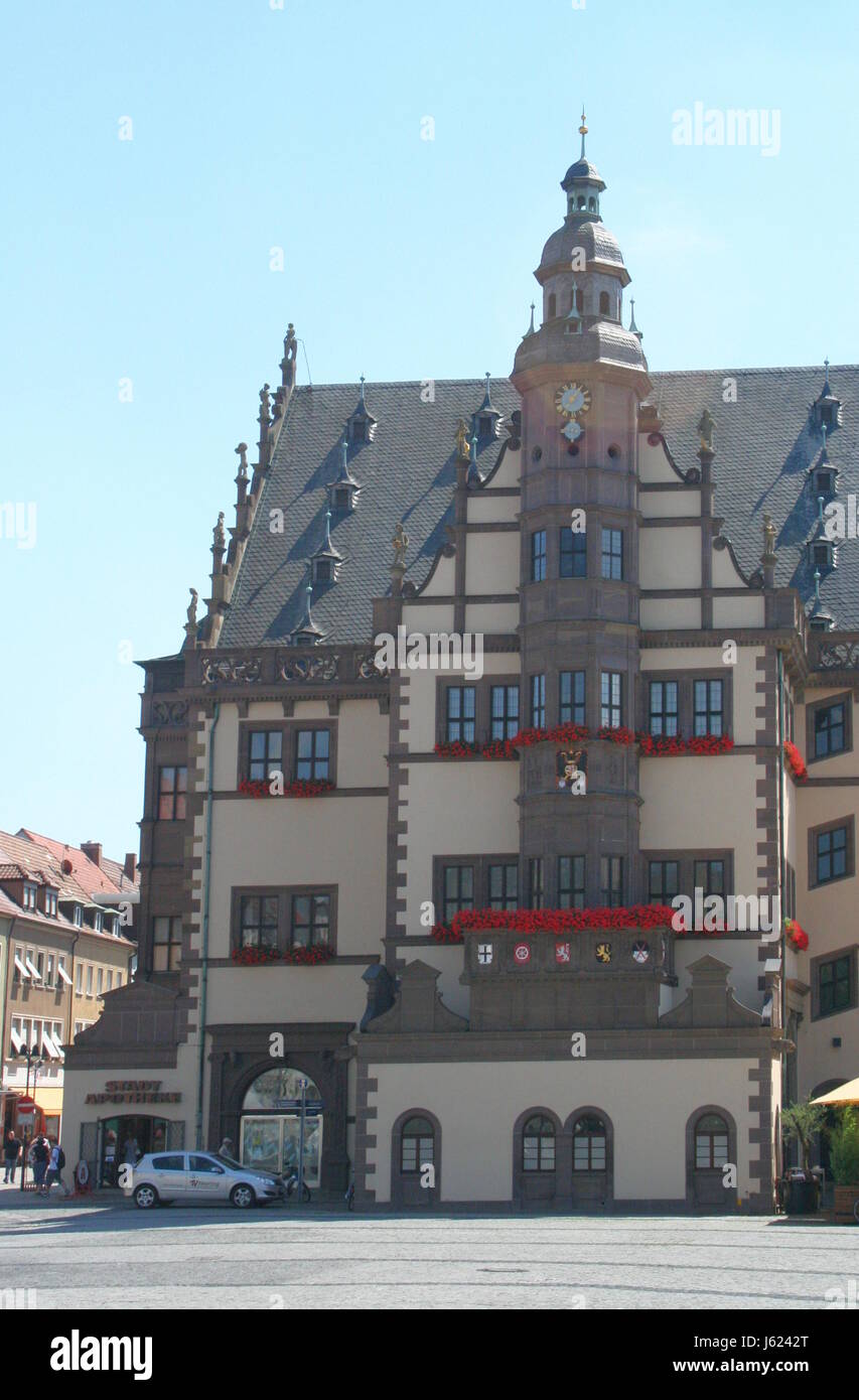 sightseeing town hall house building style of construction architecture ...
