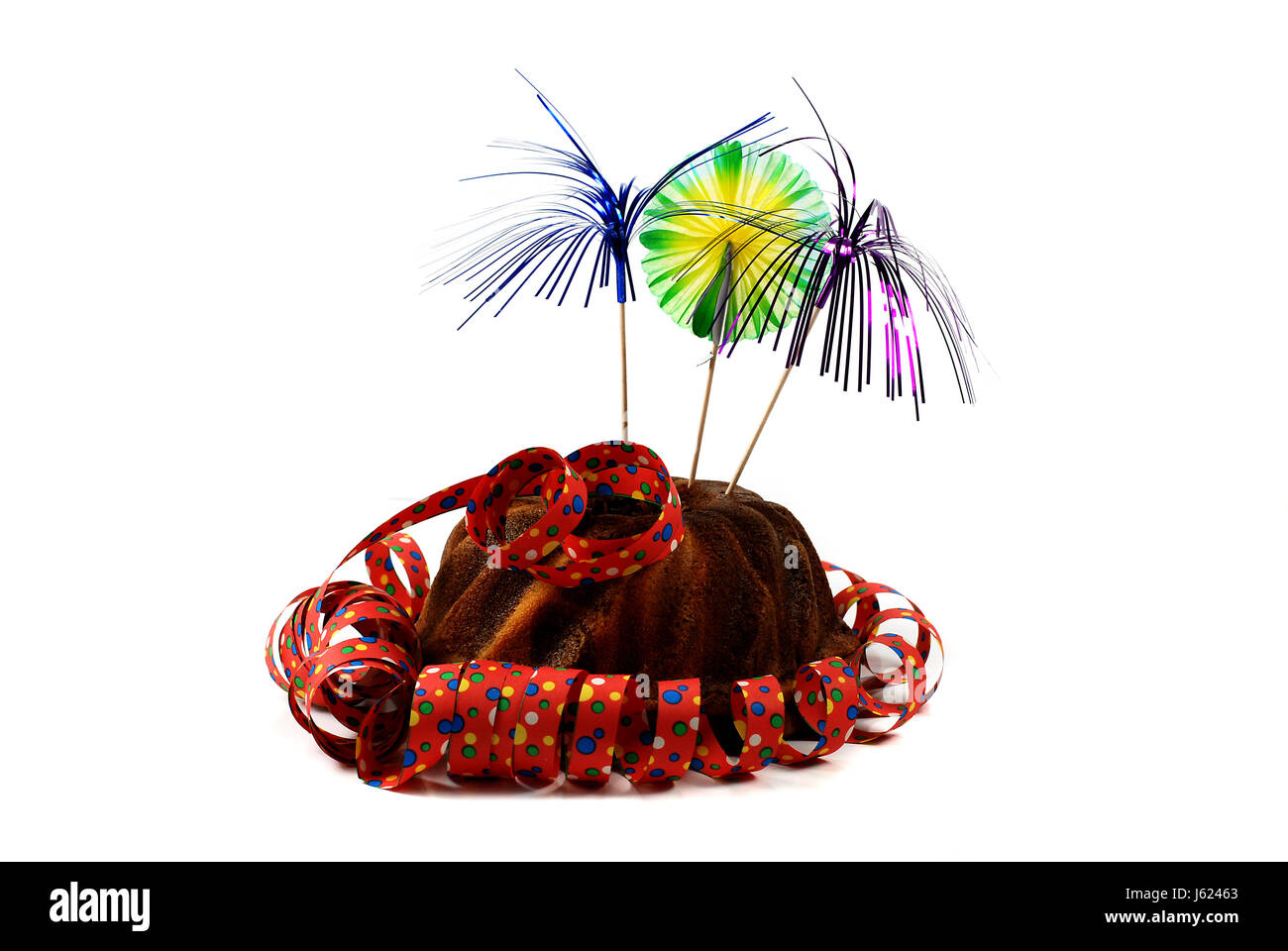 cake pie birthday cake streamer kitchens cakes coloured colourful ...