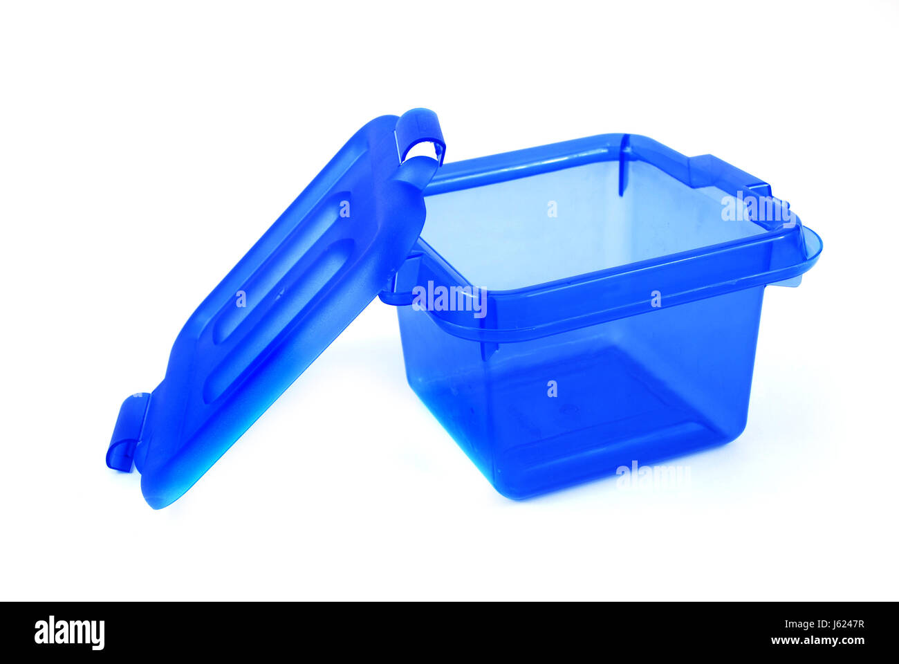 blue plastic synthetic material container bin graphic conspicuous ...