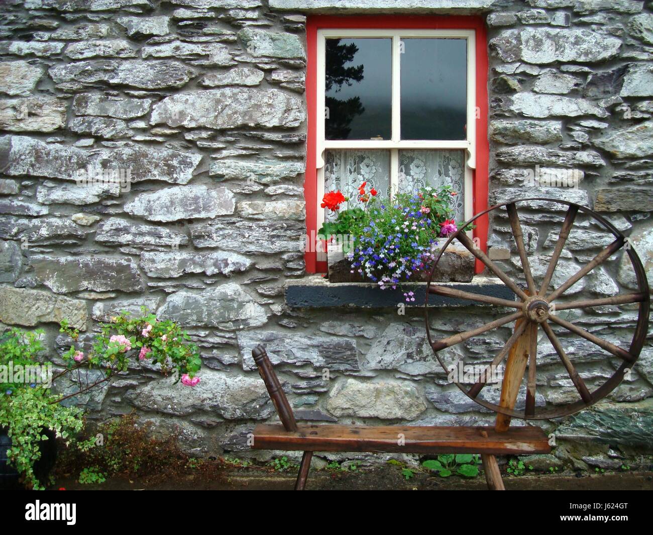 house building stone window porthole dormer window pane ireland stone ...