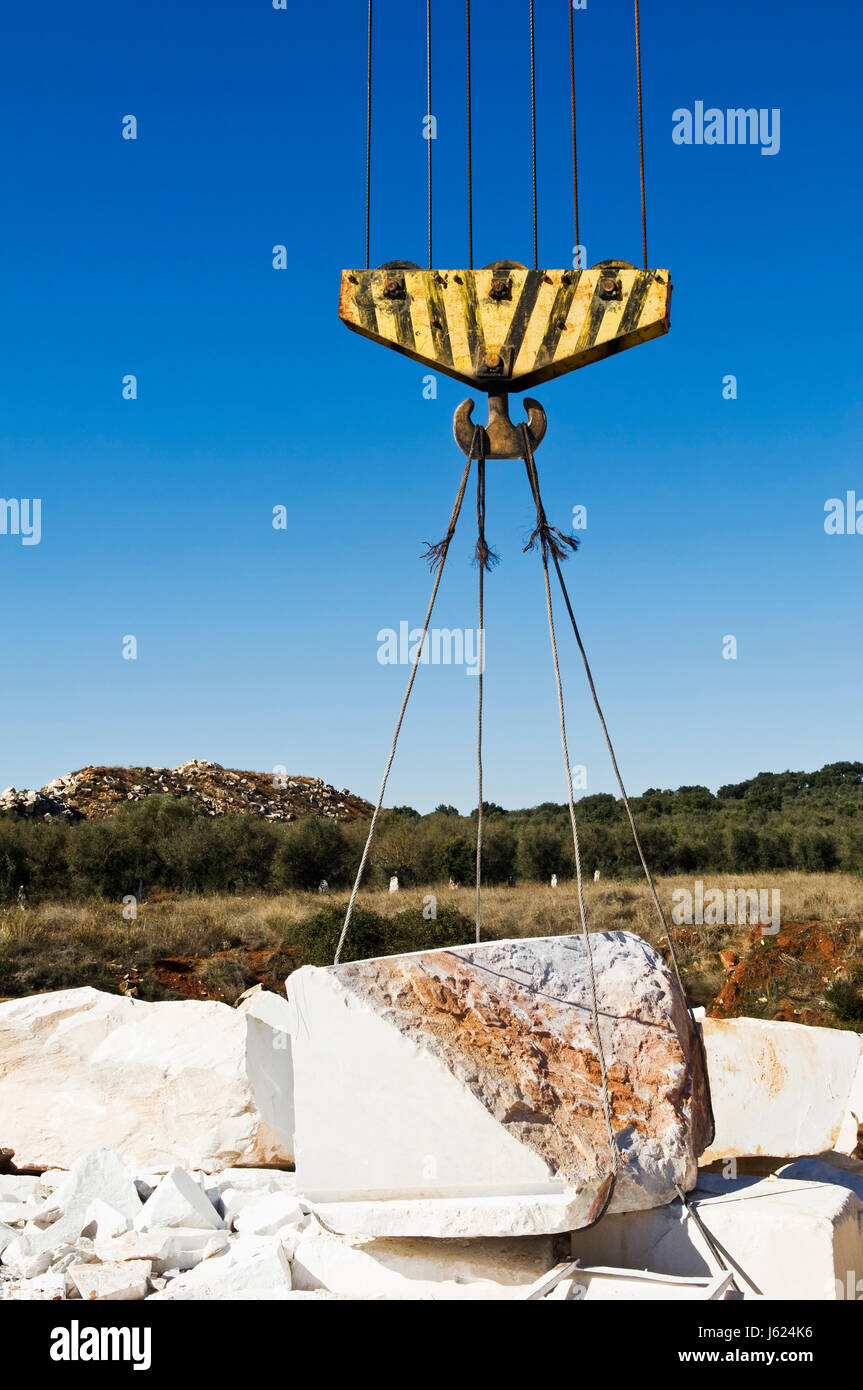 stone marble cable quarry block pulley current conduction blue stone ...