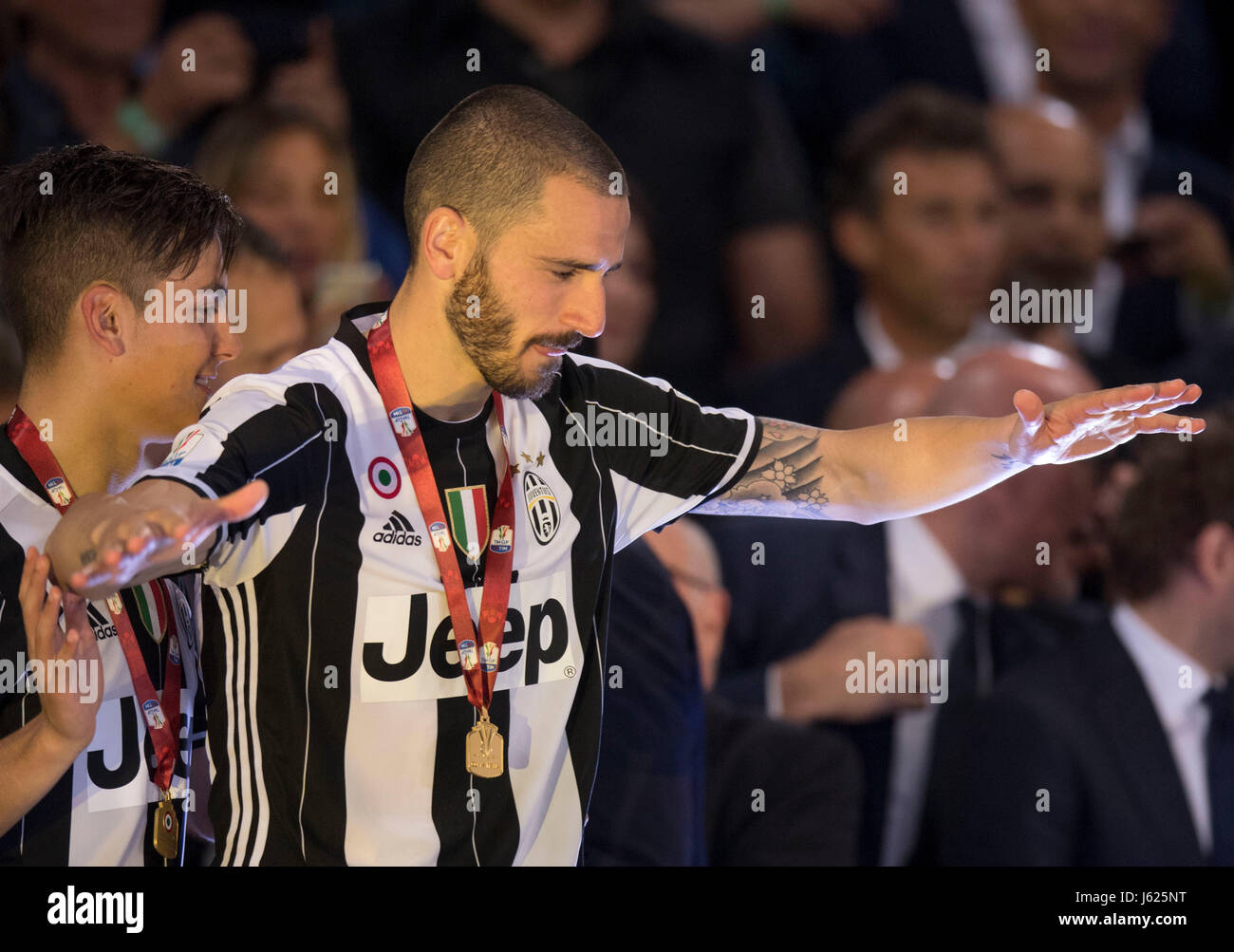 Rome, Italy. 17th May, 2017. Leonardo Bonucci (Juventus) Football ...