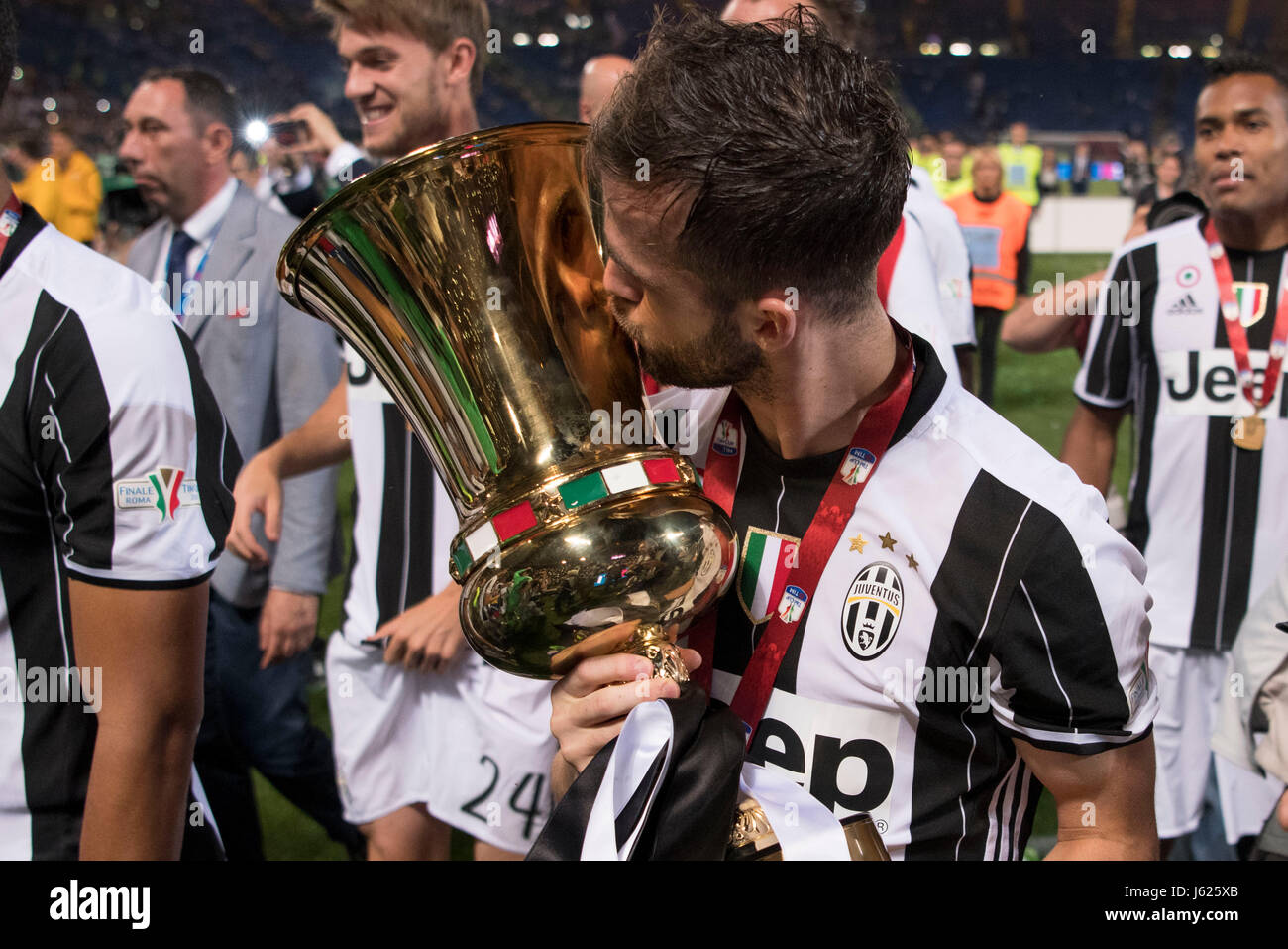 Rome, Italy. 17th May, 2017. Miralem Pjanic (Juventus) Football/Soccer ...
