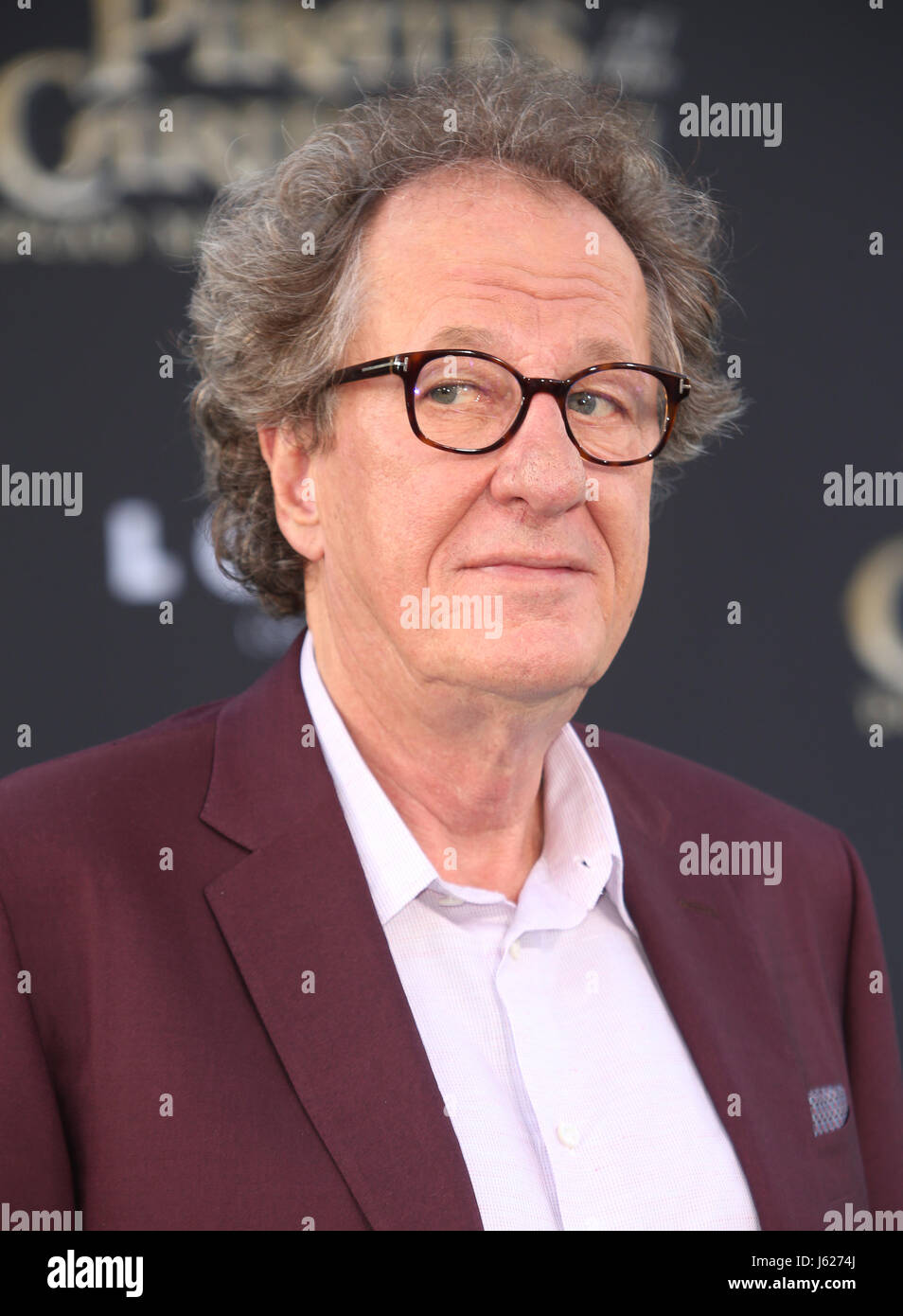 Hollywood, Ca. 18th May, 2017. Geoffrey Rush, At Premiere Of Disney's ...