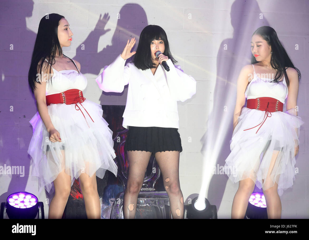 S. Korean singer Solbi South Korean singer Solbi performs during a ...