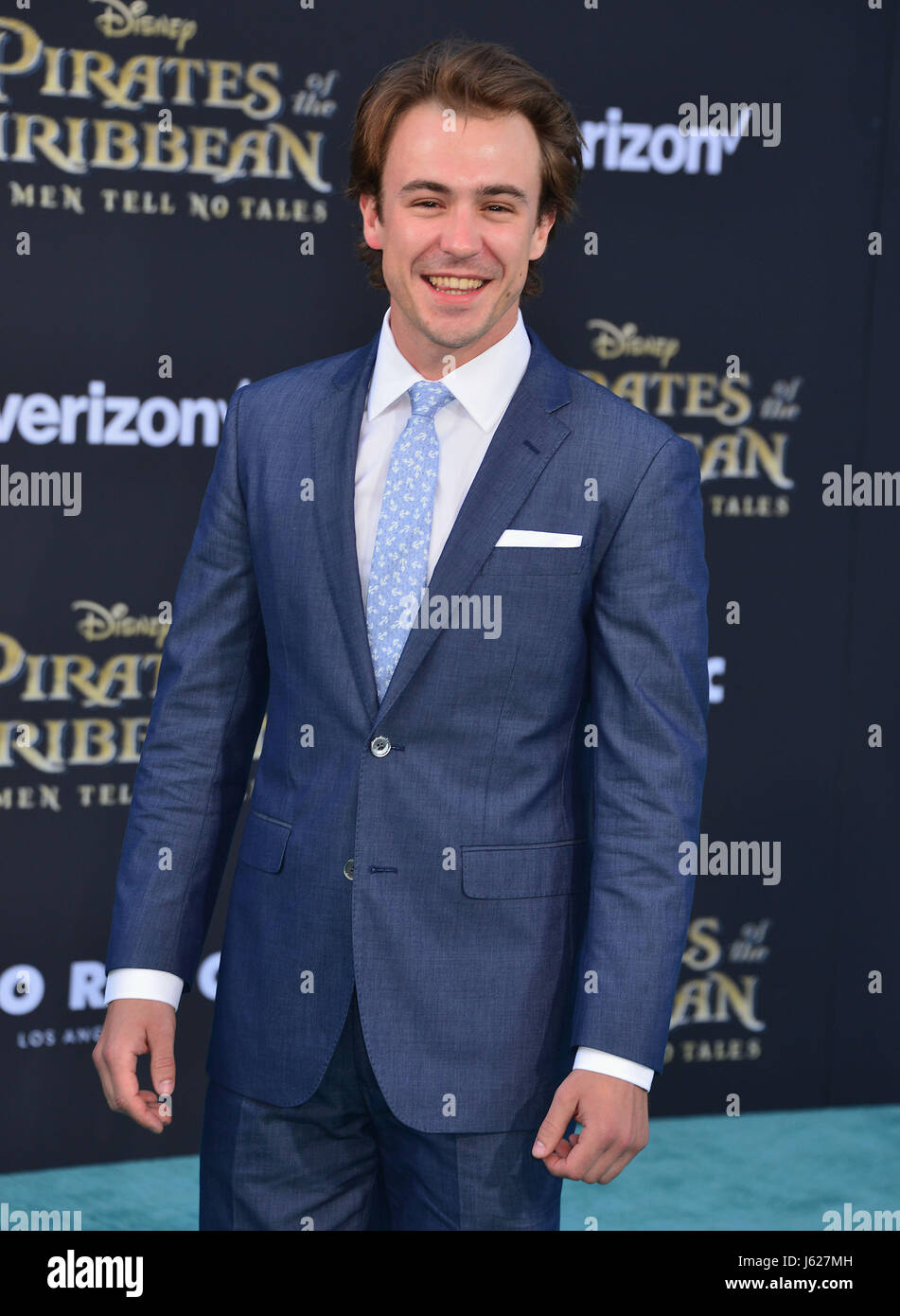 Los Angeles, USA. 18th May, 2017. Ben O'Toole arriving at The Pirates ...