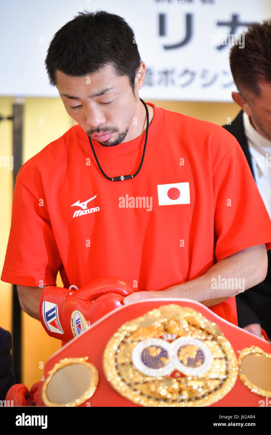 Tokyo, Japan. 19th May, 2017. Akira Yaegashi Boxing : Akira Yaegashi of ...
