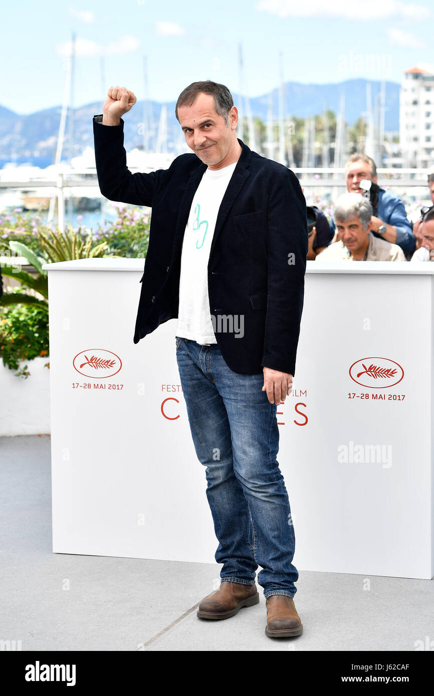 Cannes, France. 19th May, 2017. Actor Merab Ninidze of the film ...