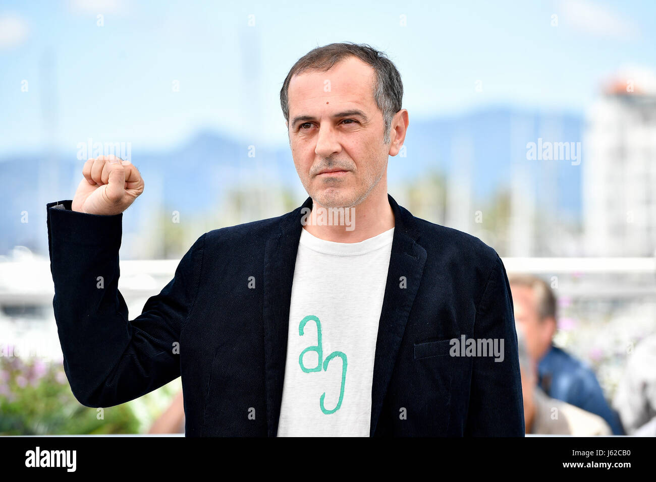 Cannes, France. 19th May, 2017. Actor Merab Ninidze of the film ...