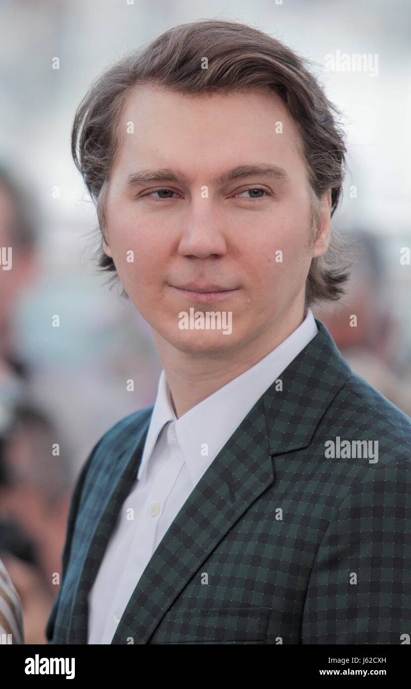Cannes, France. 19th May, 2017. Paul Dano actor Okja. Photocall. 70th ...