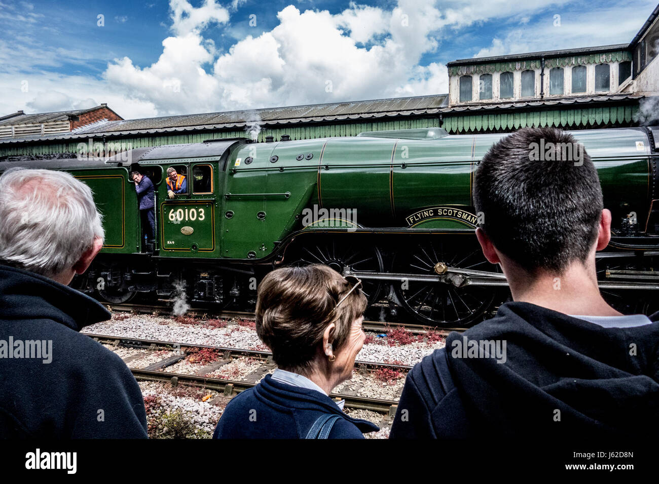 Driver of the flying scotsman hi-res stock photography and images - Alamy