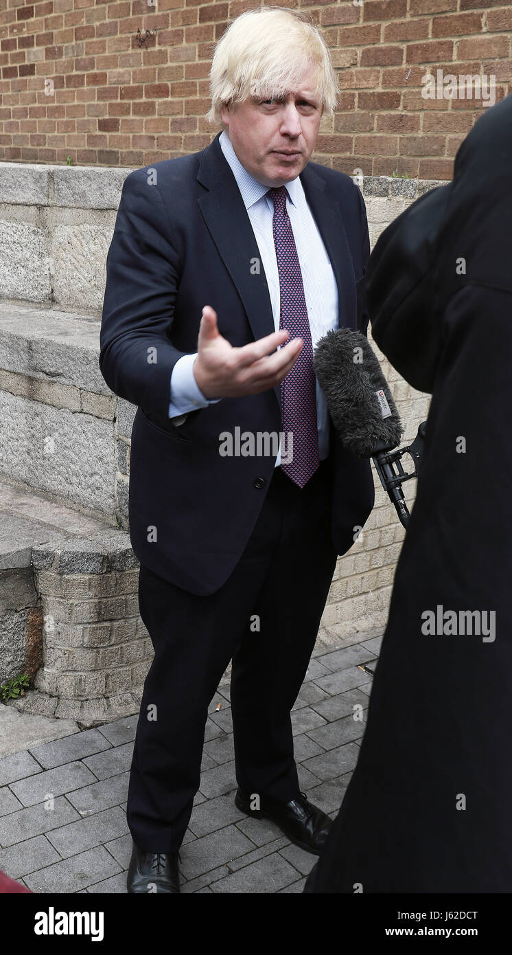 London, UK. 19th May, 2017. Boris Johnson, 2017 General Election ...