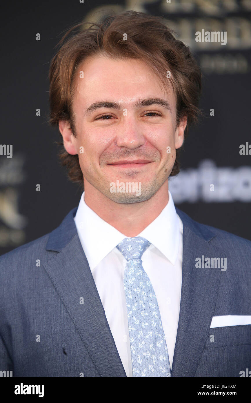 18 May 2017 - Hollywood, California - Ben O'Toole. Disney's "Pirates Of ...