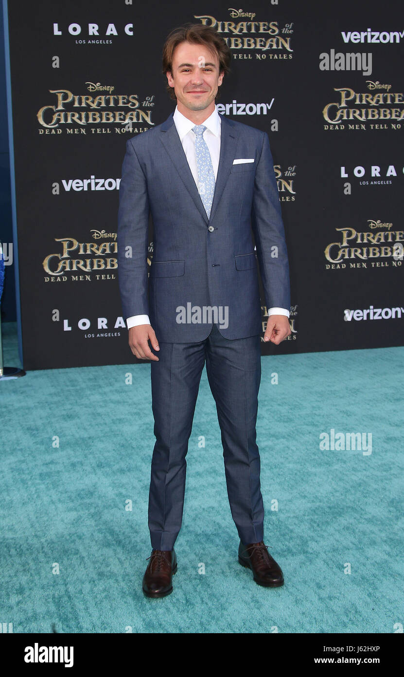 18 May 2017 - Hollywood, California - Ben O'Toole. Disney's "Pirates Of ...