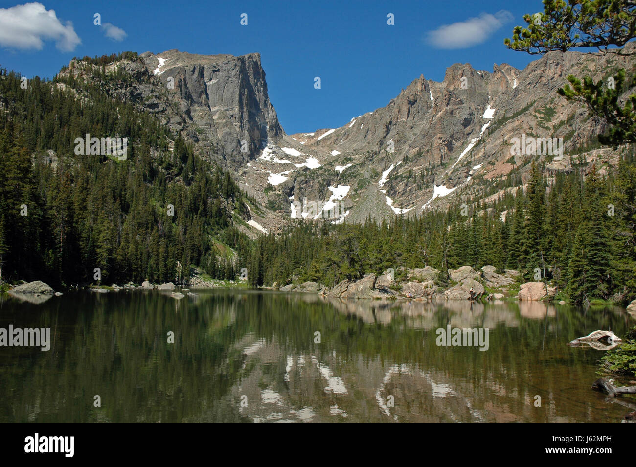 mountains national park usa fresh water lake inland water water stones ...