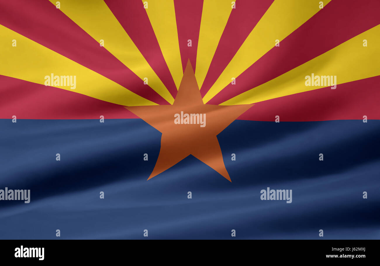 Arizona flag hi-res stock photography and images - Alamy