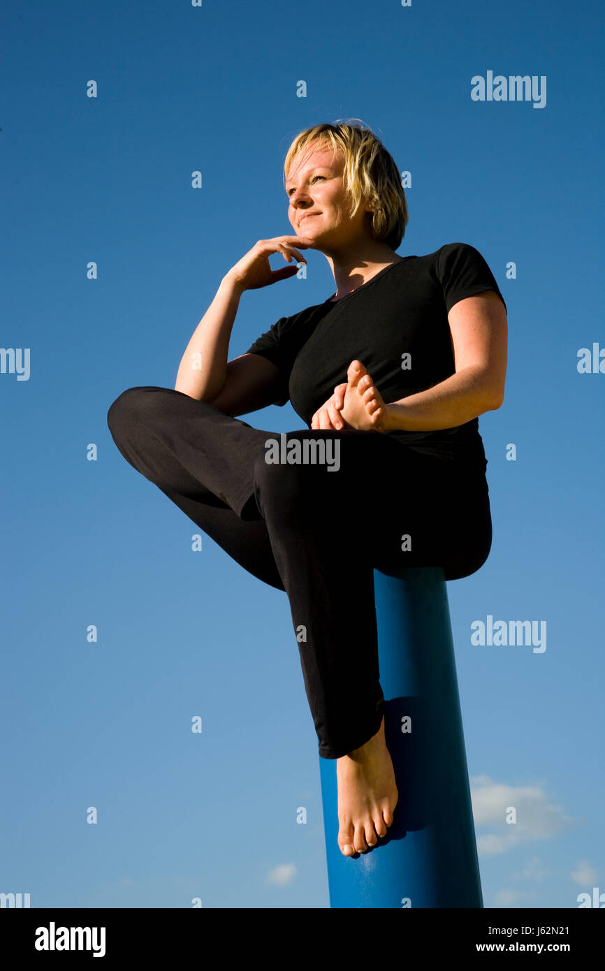sitting as a thinker Stock Photo - Alamy