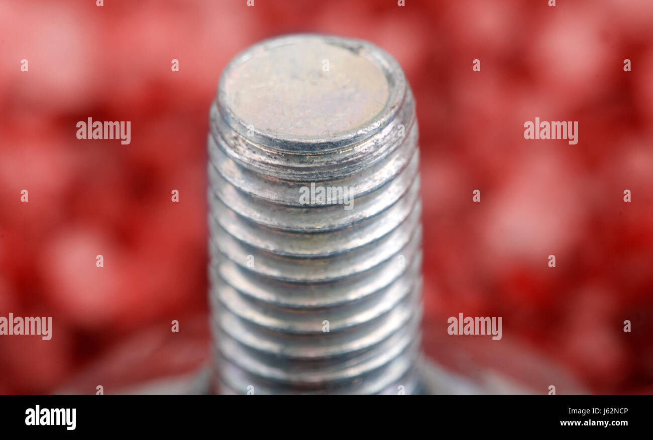 metal thread before red Stock Photo - Alamy