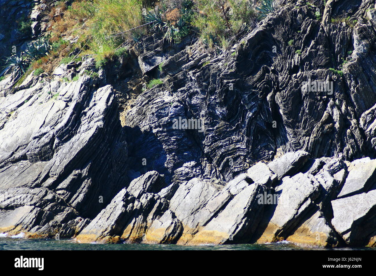 stone rock south coast cliff salt water sea ocean water traveling trip ...