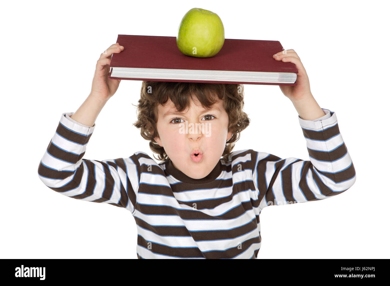 education boy lad male youngster book child apple study humans human ...
