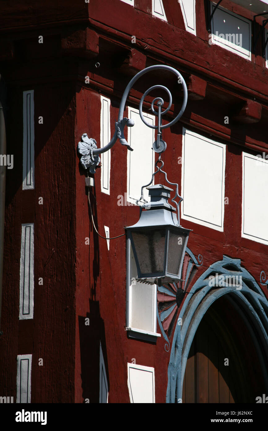 city town town hall hesse style of construction architecture ...