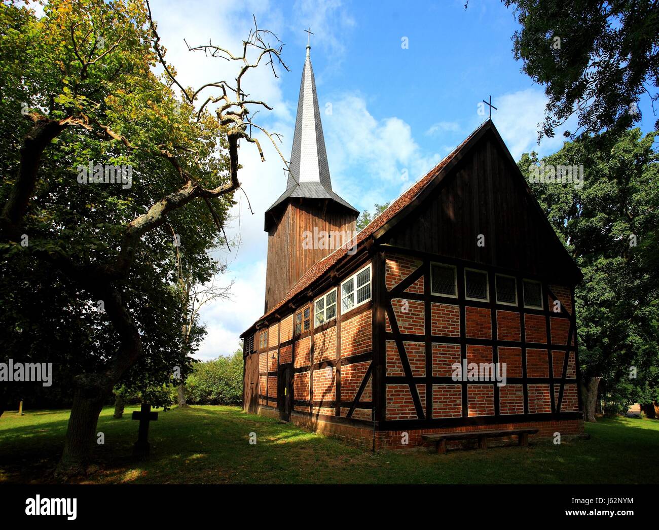 village church kakeldtt Stock Photo - Alamy