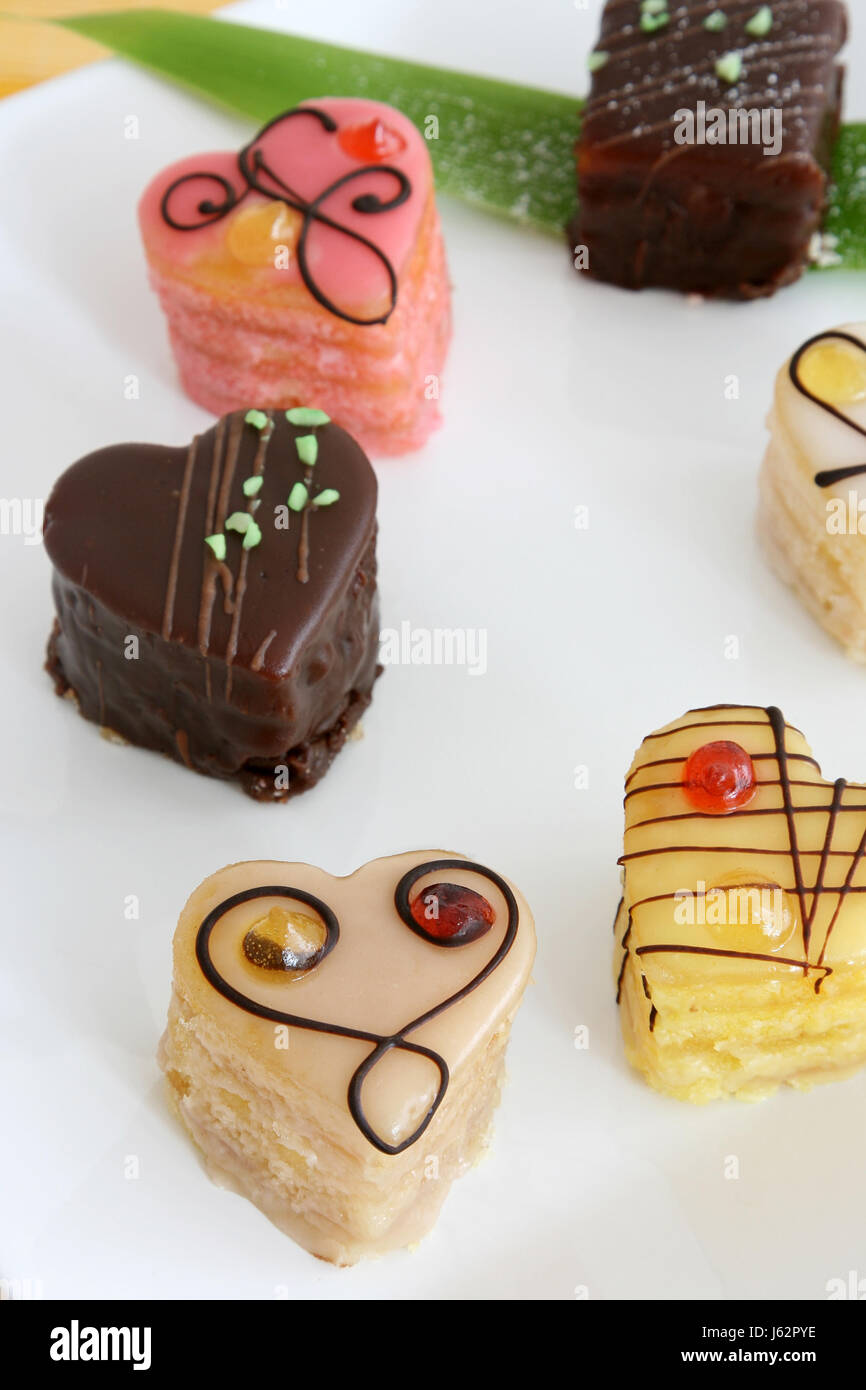 Plate of petit fours cakes hi-res stock photography and images - Alamy