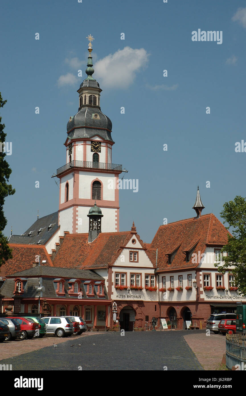 church old town germany german federal republic hesse style of ...