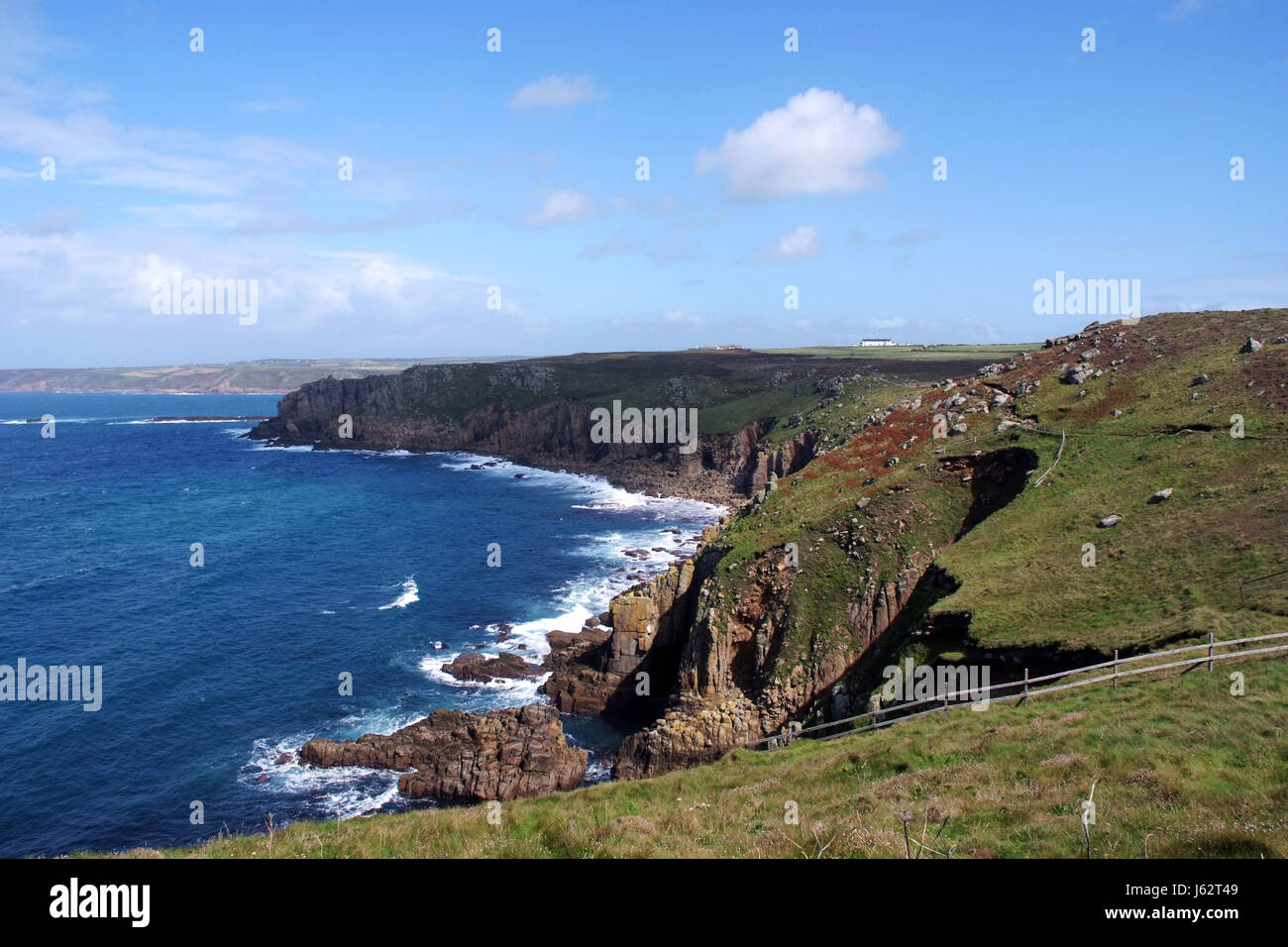 blue beach seaside the beach seashore bay cliff britain atlantic blue ...